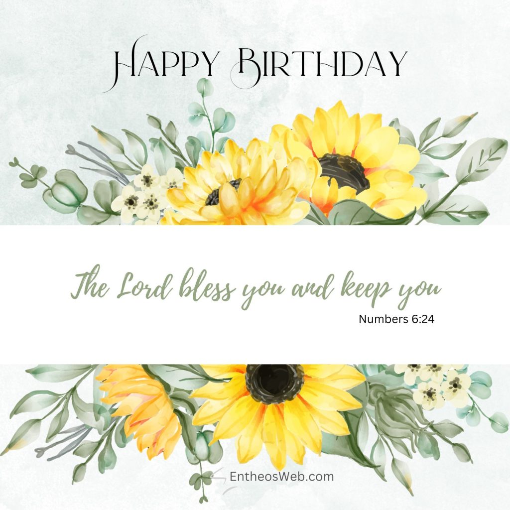Christian Happy Birthday Wishes with Bible Verses | EntheosWeb