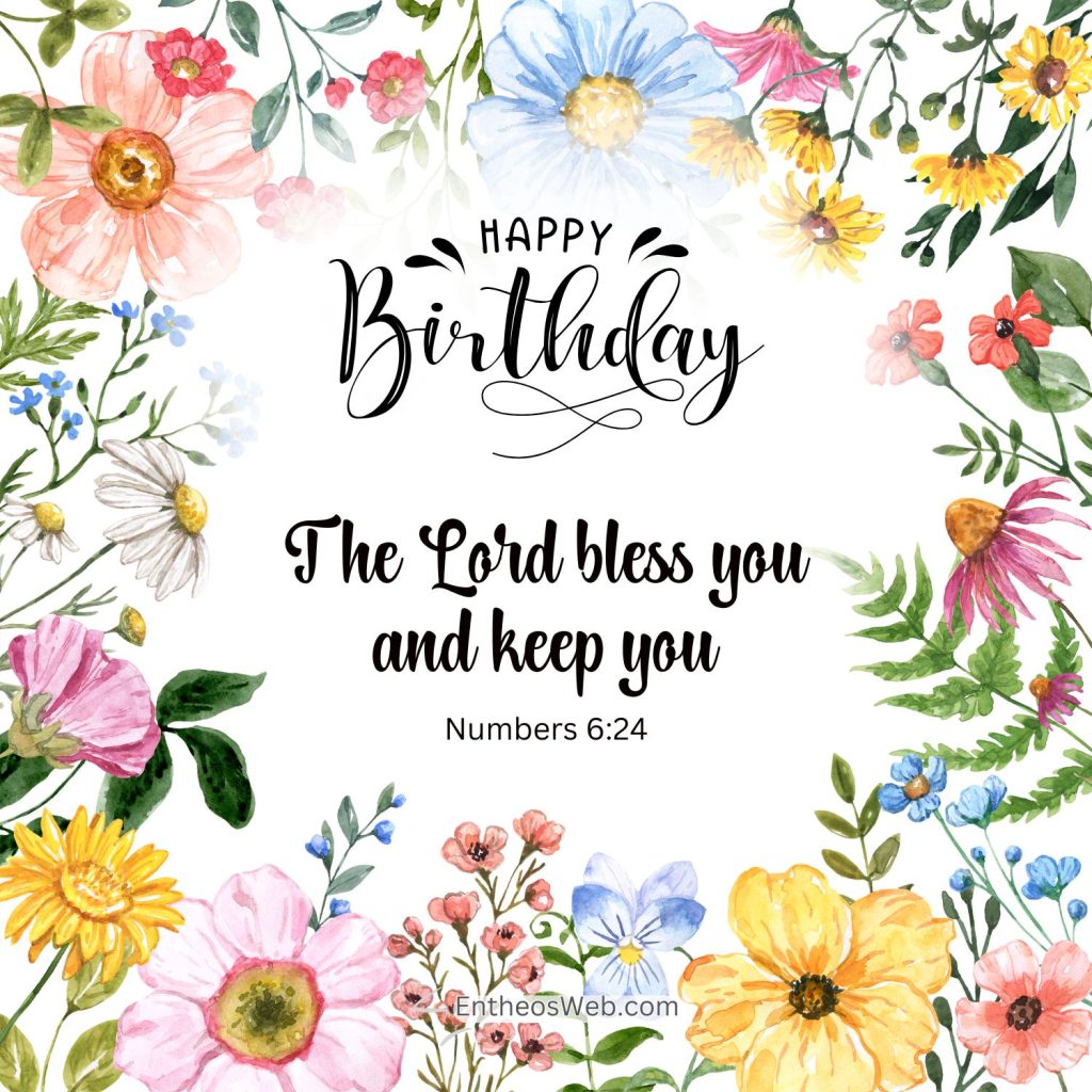 Christian Happy Birthday Wishes with Bible Verses | EntheosWeb