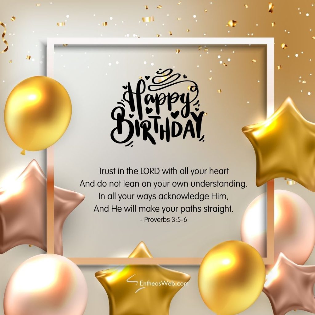 Christian Happy Birthday Images with Bible Verses | EntheosWeb