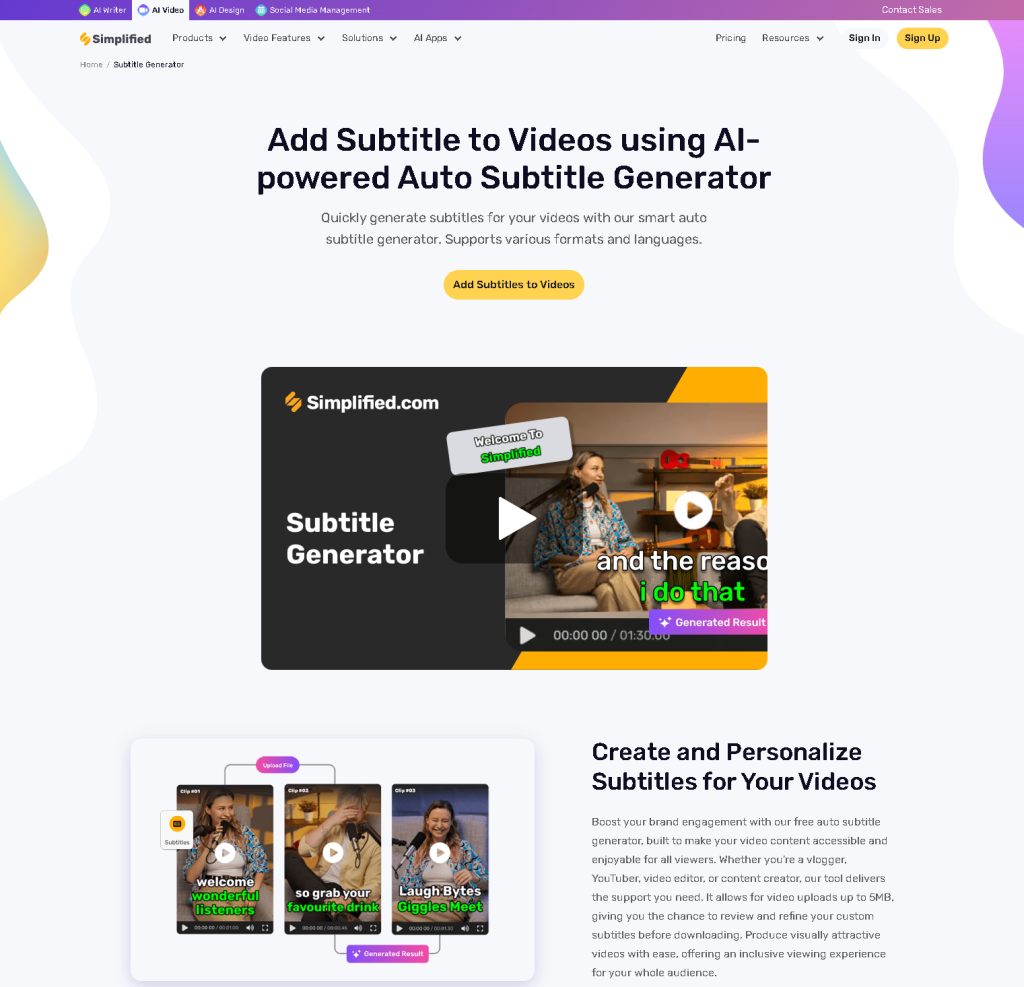 Best AI Subtitle Generators in 2025 | EntheosWeb