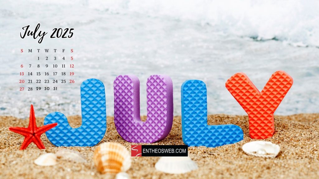 4th of July Themed July Calendars & Wallpapers | EntheosWeb