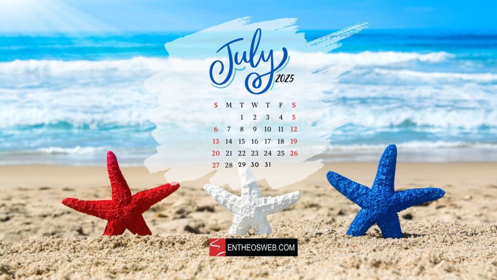 4th of July Themed July Calendars & Wallpapers | EntheosWeb