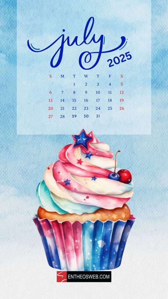 4th of July Themed July Calendars & Wallpapers | EntheosWeb