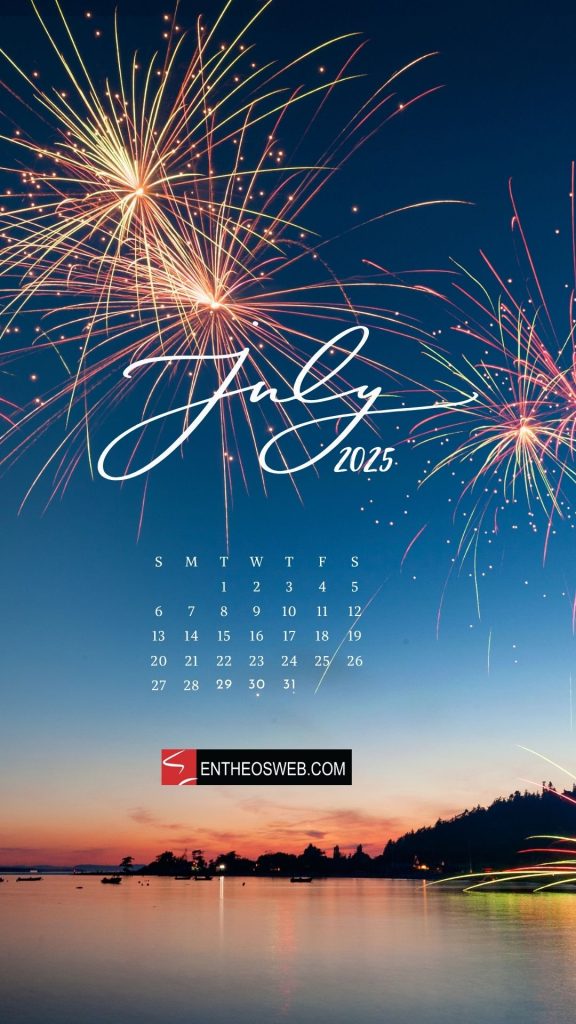 4th of July Themed July Calendars & Wallpapers | EntheosWeb
