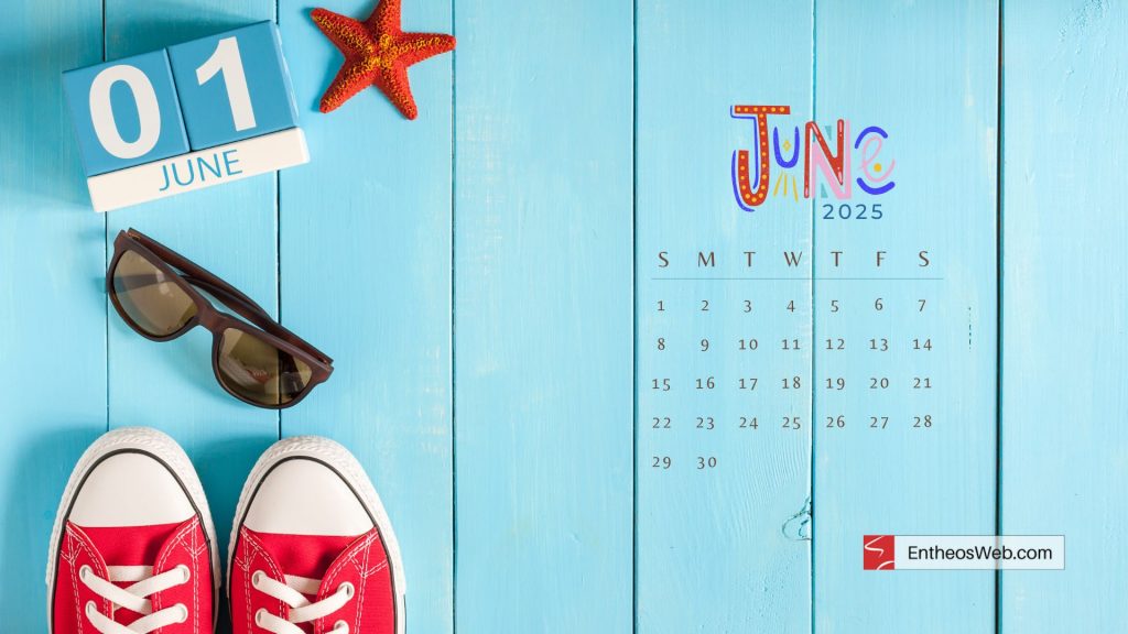 June Calendar Desktop Wallpaper Background | EntheosWeb