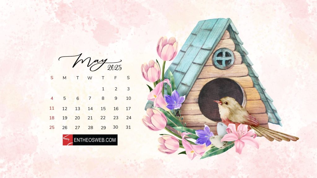 May Desktop Calendar Wallpaper | EntheosWeb