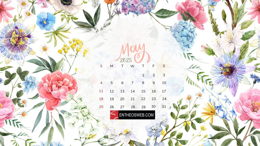 May Desktop Calendar Wallpaper » EntheosWeb