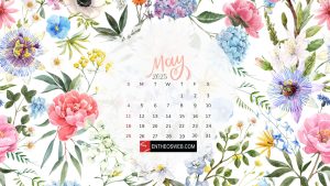 May 2025 Calendar Desktop Wallpaper | EntheosWeb