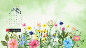 May 2025 Calendar Desktop Wallpaper | EntheosWeb
