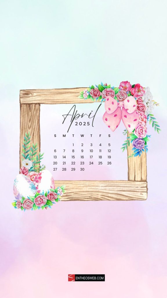 Easter Calendar Designs for April 2026 | EntheosWeb