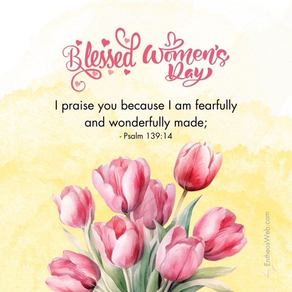 Christian Women’s Day Wishes Images with Bible Verses | EntheosWeb