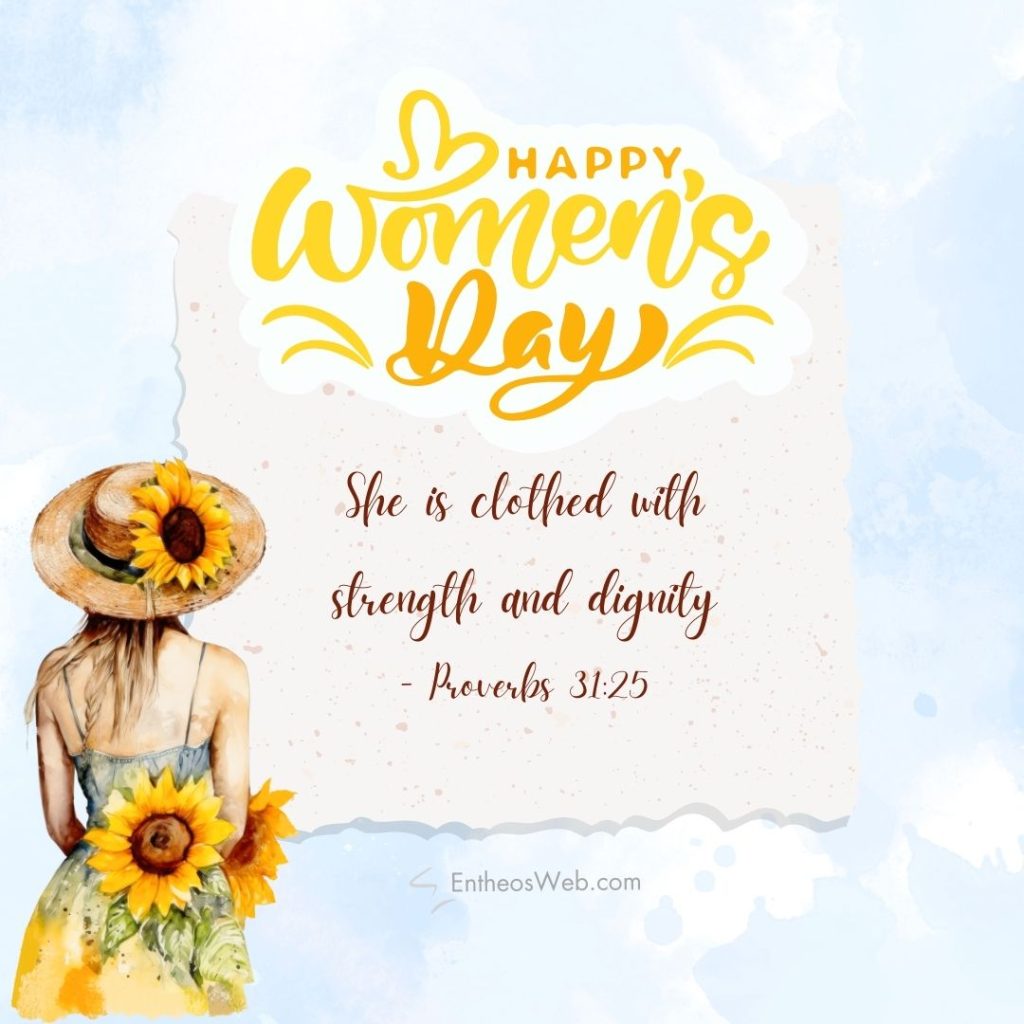 Christian Women’s Day Wishes Images with Bible Verses | EntheosWeb
