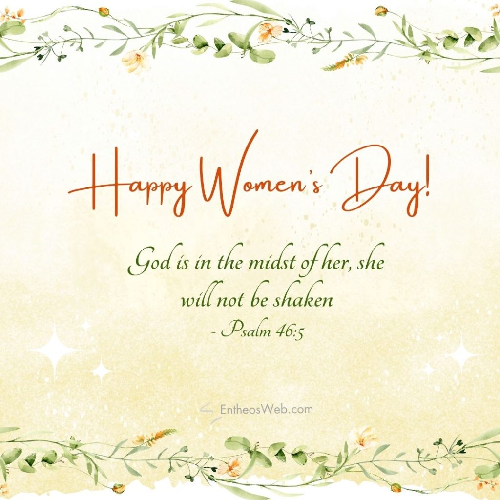 Christian Women’s Day Wishes Images with Bible Verses | EntheosWeb