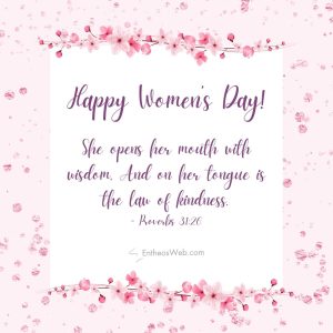 Christian Women’s Day Wishes Images with Bible Verses | EntheosWeb