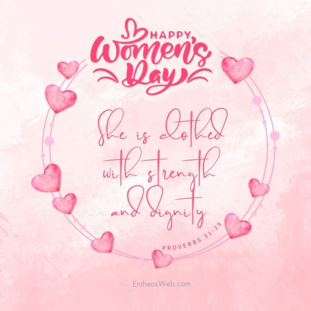 Christian Women’s Day Wishes Images with Bible Verses | EntheosWeb