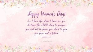 Christian Women’s day Desktop Wallpaper with Bible Verses | EntheosWeb