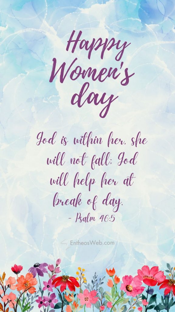 Christian Women’s Day Phone Wallpapers with Bible Verses | EntheosWeb