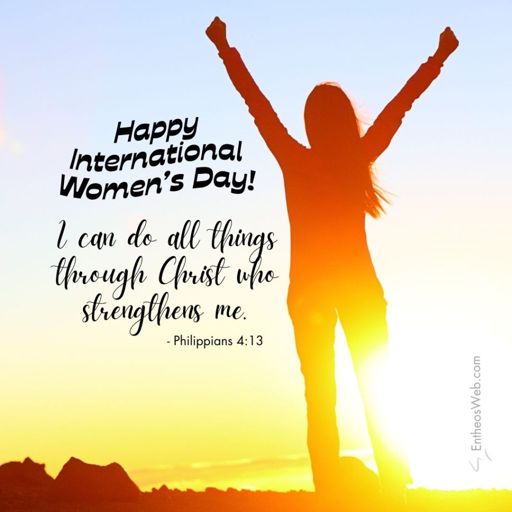 Christian Women’s Day Wishes Images with Bible Verses | EntheosWeb
