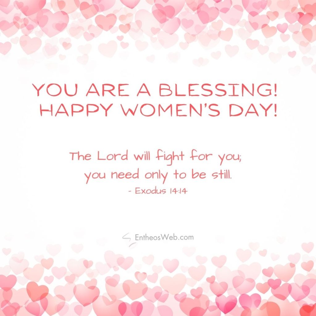 Christian Women’s Day Wishes Images with Bible Verses | EntheosWeb