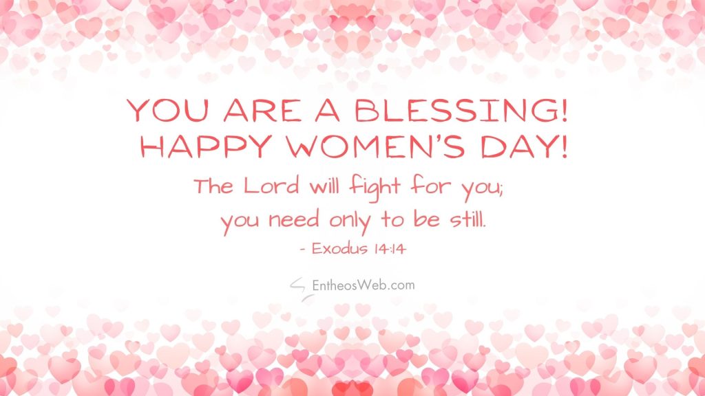 Christian Women’s day Desktop Wallpaper with Bible Verses | EntheosWeb