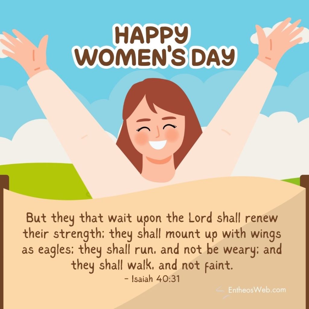 Christian Women’s Day Wishes Images with Bible Verses | EntheosWeb