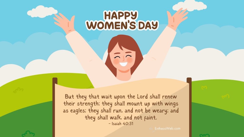 Christian Women’s day Desktop Wallpaper with Bible Verses | EntheosWeb