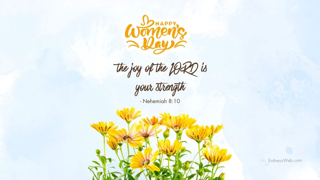 Christian Women’s day Desktop Wallpaper with Bible Verses | EntheosWeb