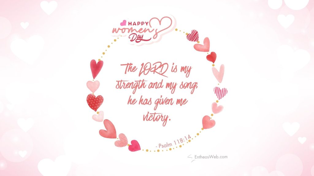 Christian Women’s day Desktop Wallpaper with Bible Verses | EntheosWeb