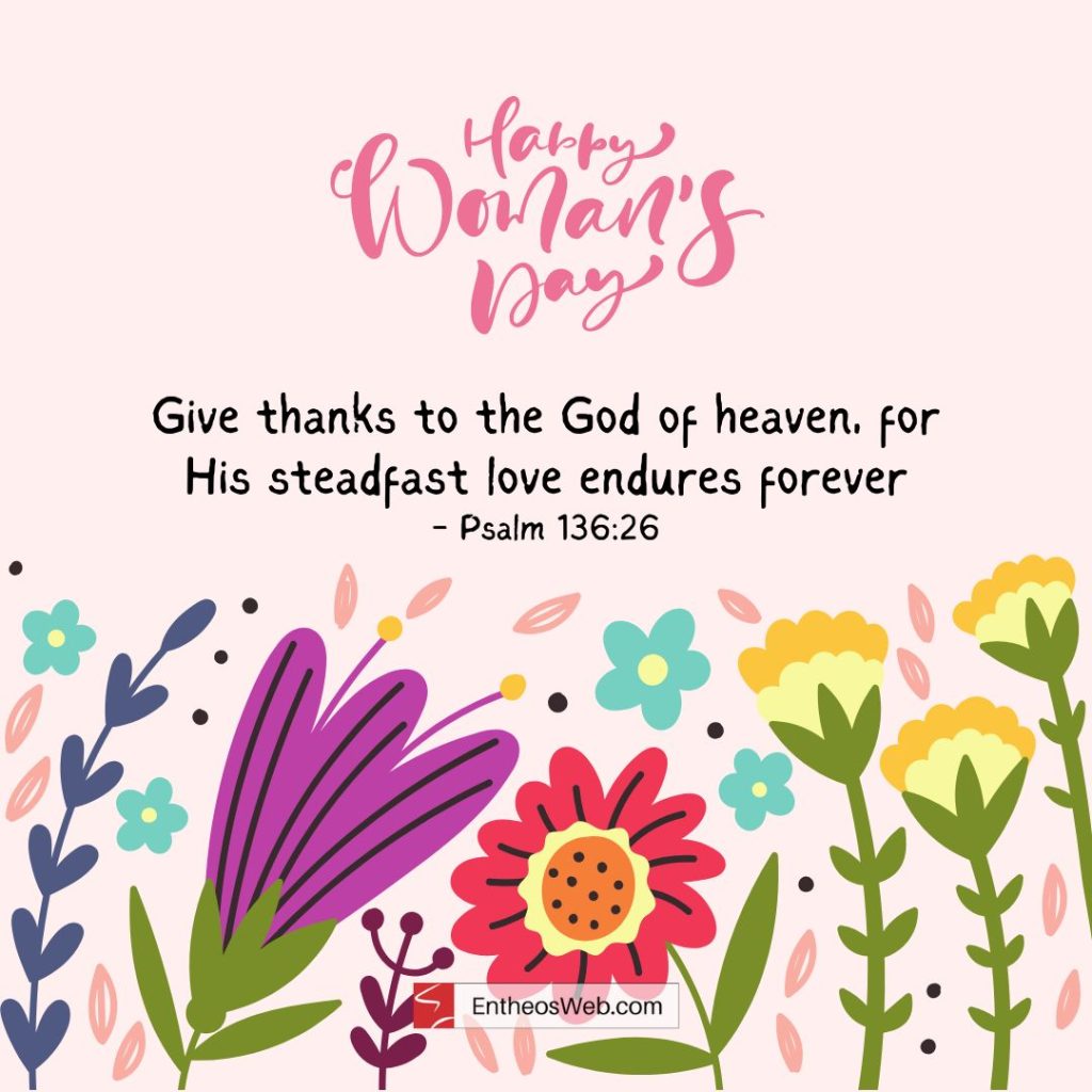 Christian Women’s Day Wishes Images with Bible Verses | EntheosWeb