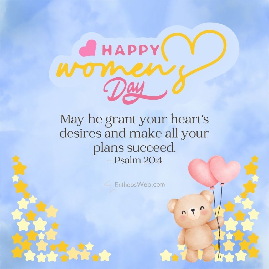 Christian Women’s Day Wishes Images with Bible Verses | EntheosWeb