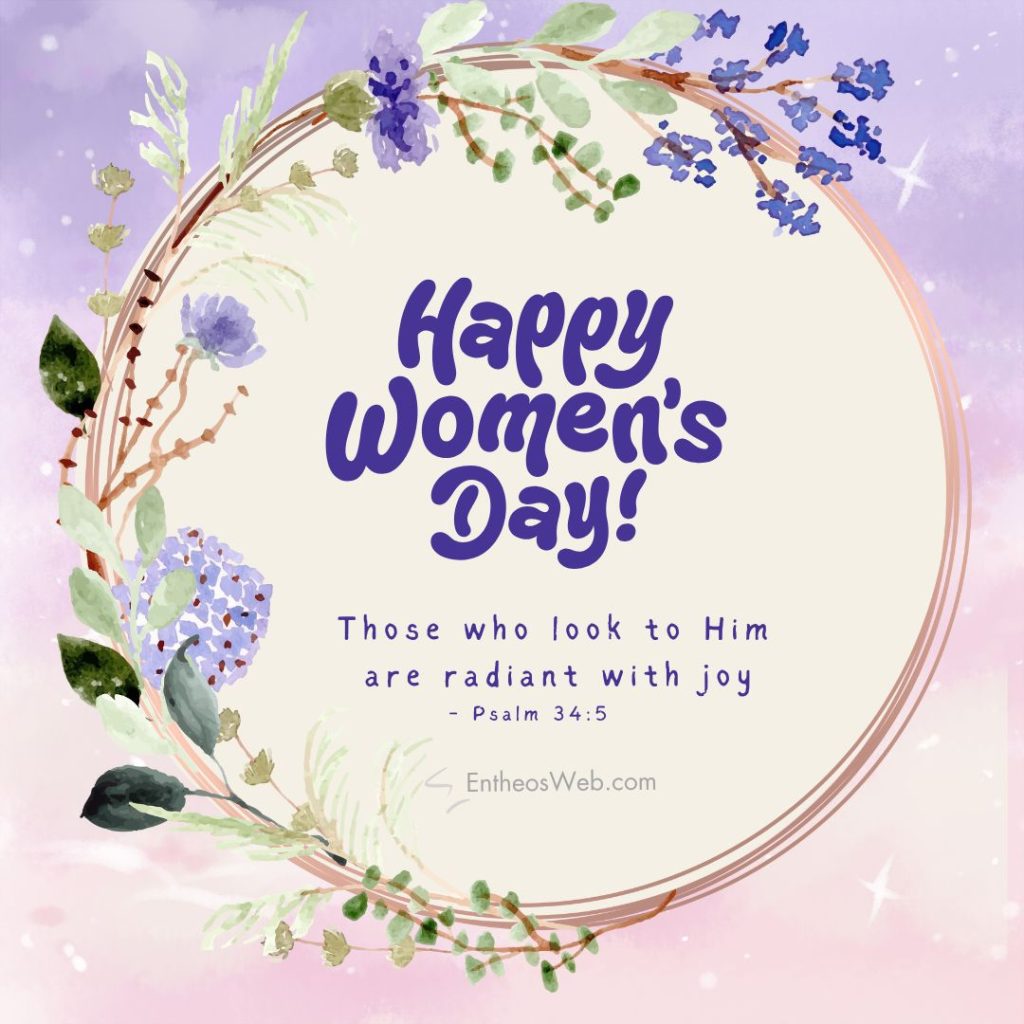 Christian Women’s Day Wishes Images with Bible Verses | EntheosWeb