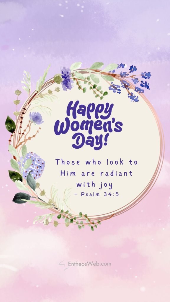 Christian Women’s Day Phone Wallpapers with Bible Verses | EntheosWeb
