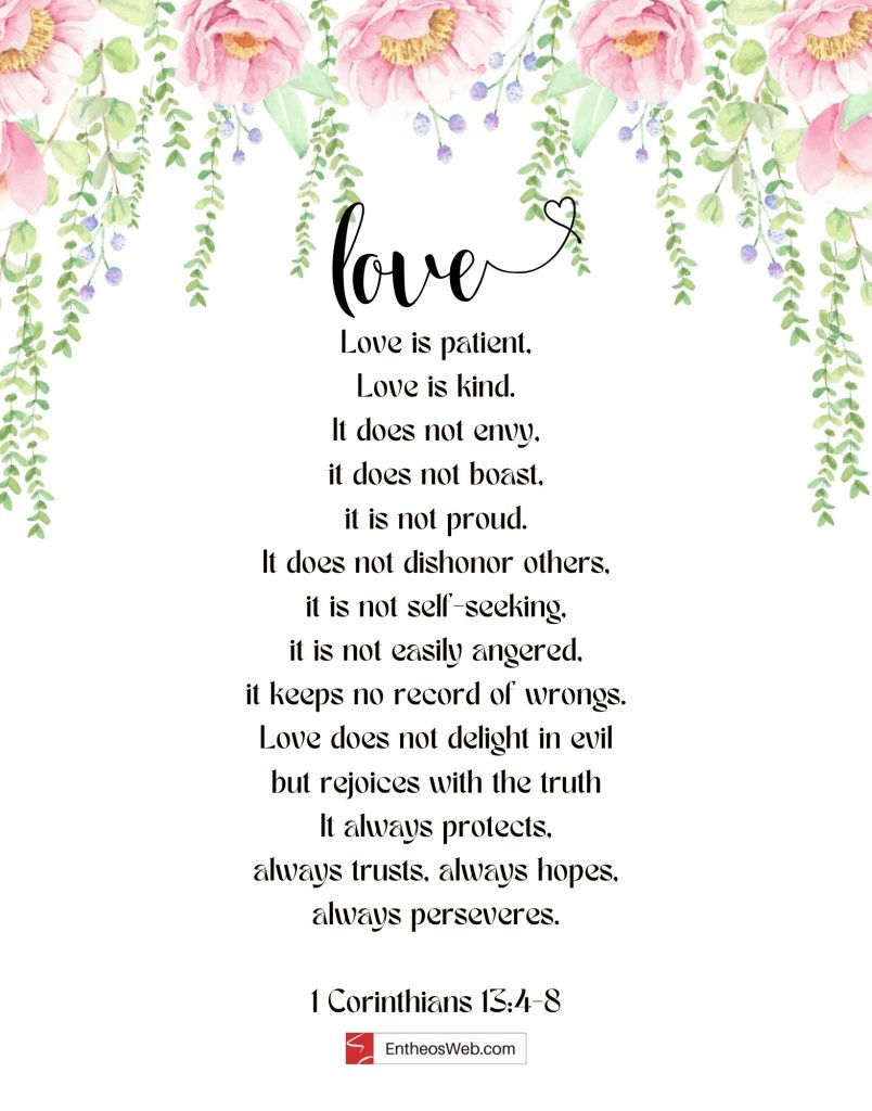 Christian ‘Love is’ Posters – PDF » EntheosWeb