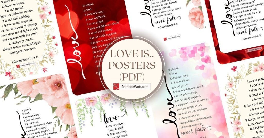 Christian ‘Love is’ Posters – PDF | EntheosWeb