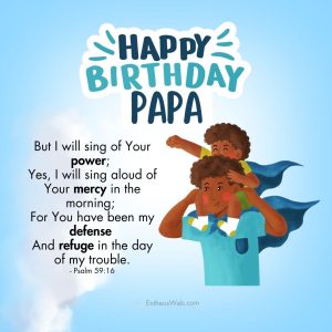 Christian Happy Birthday Dad Images with Bible Verses | EntheosWeb