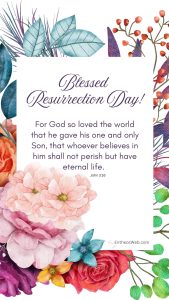 Blessed Resurrection Day Bible Verse Images | EntheosWeb