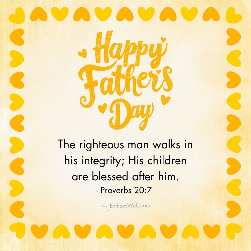 Christian Father’s Day Images with Bible Verses | EntheosWeb