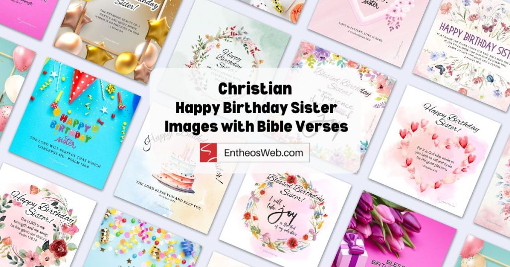 Christian Happy Birthday Sister Images with Bible Verses | EntheosWeb