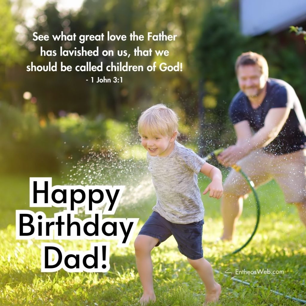 Christian Happy Birthday Dad Images with Bible Verses | EntheosWeb