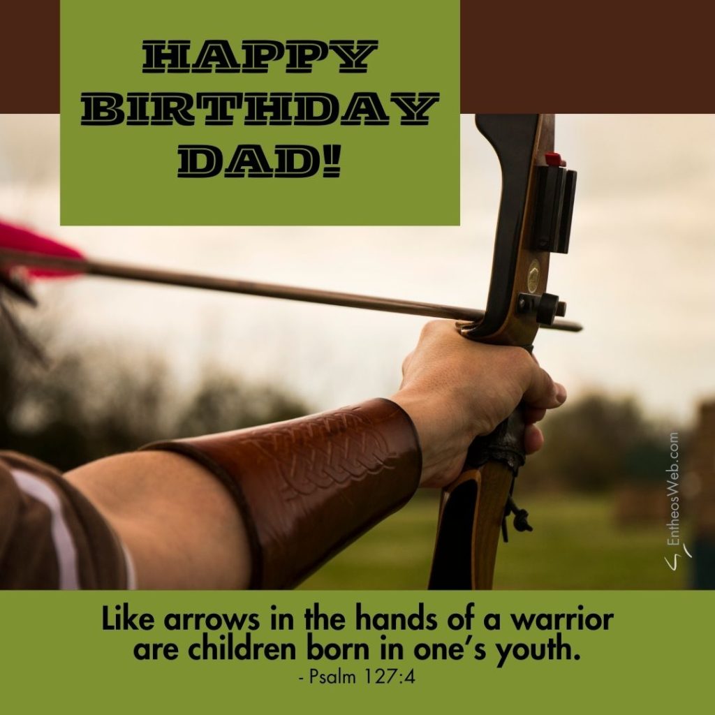 Christian Happy Birthday Dad Images with Bible Verses | EntheosWeb