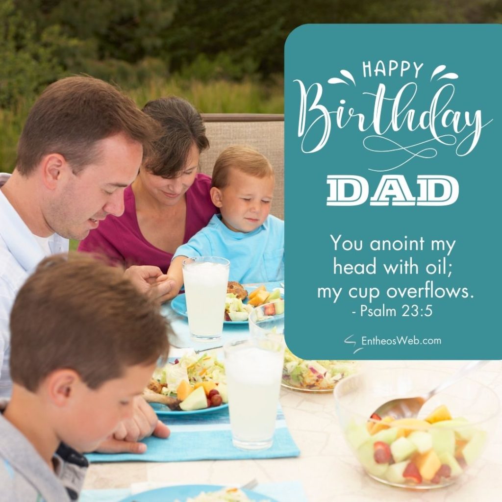 Christian Happy Birthday Dad Images with Bible Verses | EntheosWeb