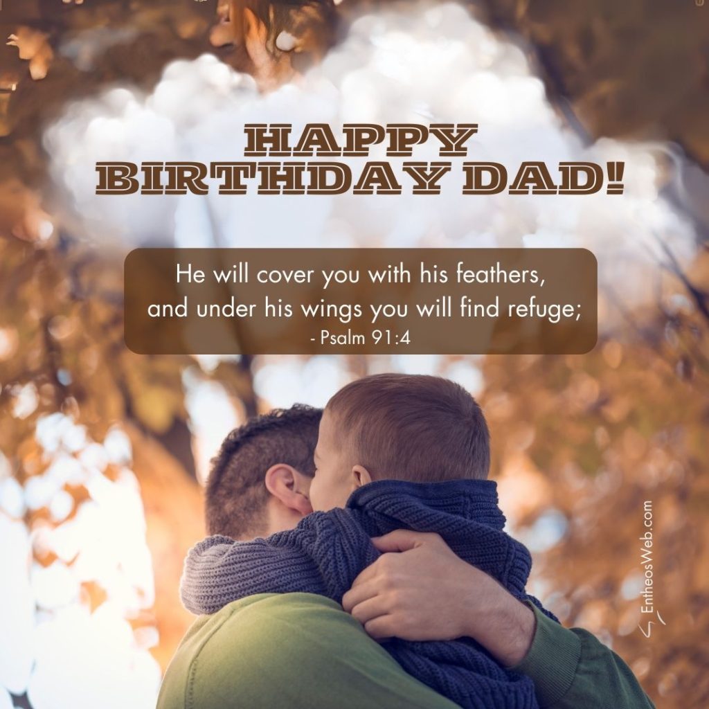 Christian Happy Birthday Dad Images with Bible Verses | EntheosWeb