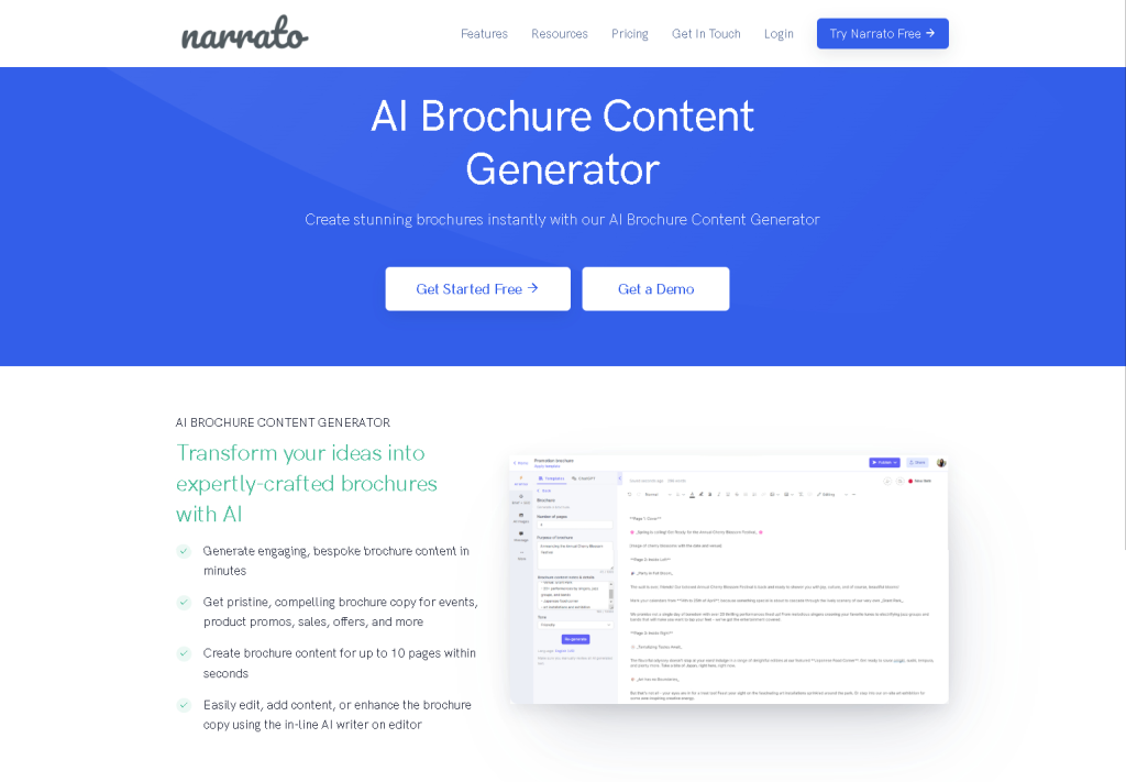 Best Free AI Brochure Generators | EntheosWeb