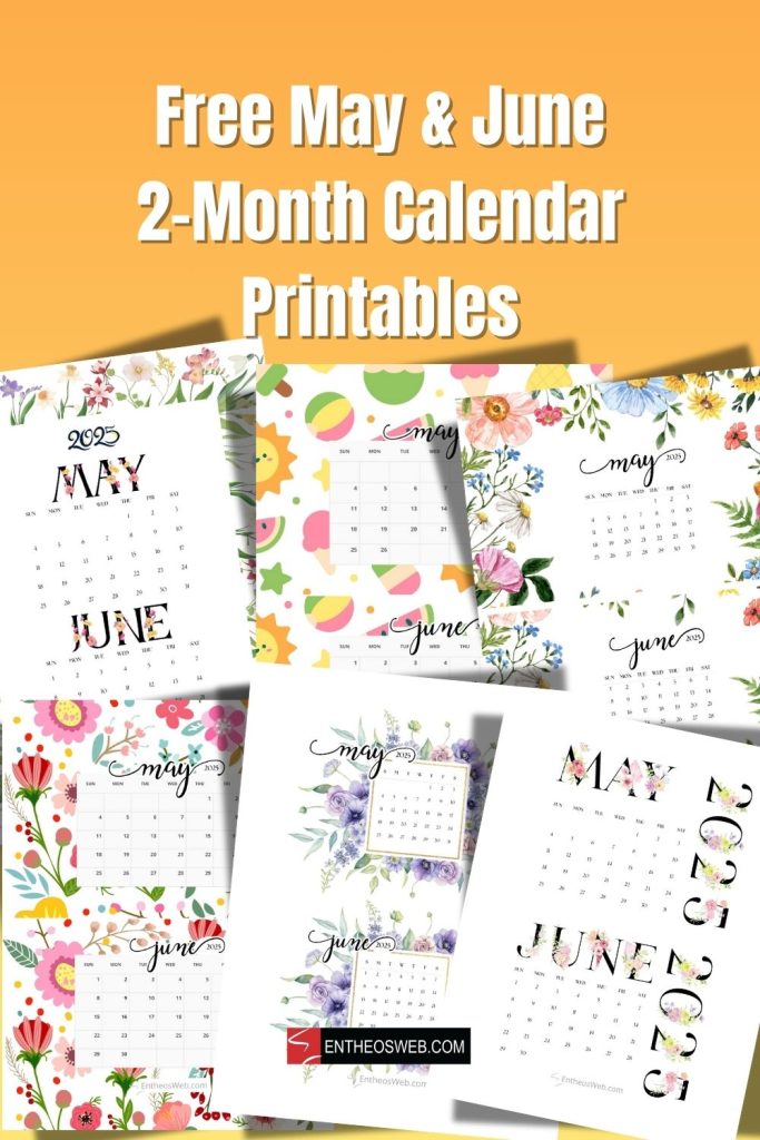 May June 2026 Calendar Printable | EntheosWeb