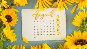 August 2025 Calendar Desktop Wallpapers & Screensavers | EntheosWeb