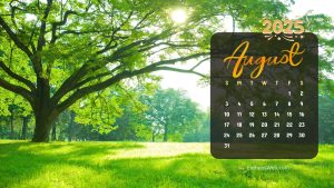 August Calendar Desktop Wallpaper Backgrounds | EntheosWeb