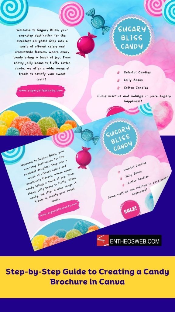 Step-by-Step Guide to Creating a Candy Brochure in Canva | EntheosWeb
