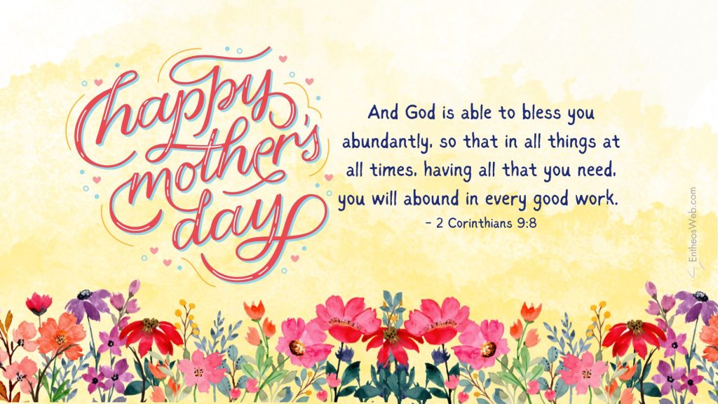 Christian Mother’s Day Bible Verse Desktop Wallpapers | EntheosWeb