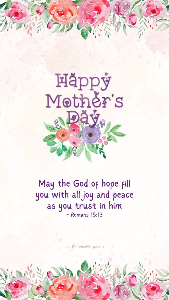 Christian Happy Mother S Day Bible Verse Wishes Phone Wallpaper