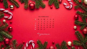 December 2025 Calendar Desktop Wallpaper & Screensaver | EntheosWeb